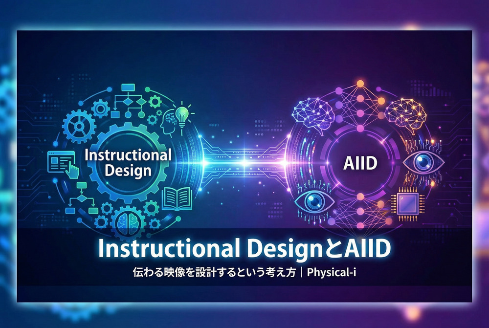 伝わる映像を設計するという考え方｜Instructional DesignとAIID｜フィジカルアイ